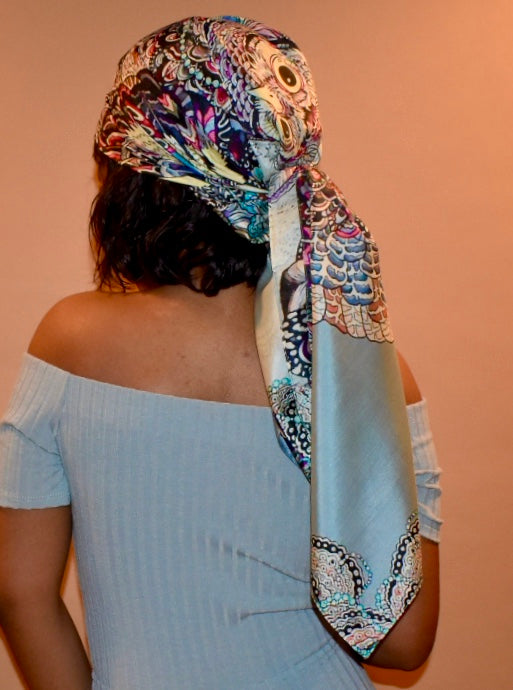 Sienna-Charmeuse Mulberry Silk Women's Head Wrap-body scarf-turban ...