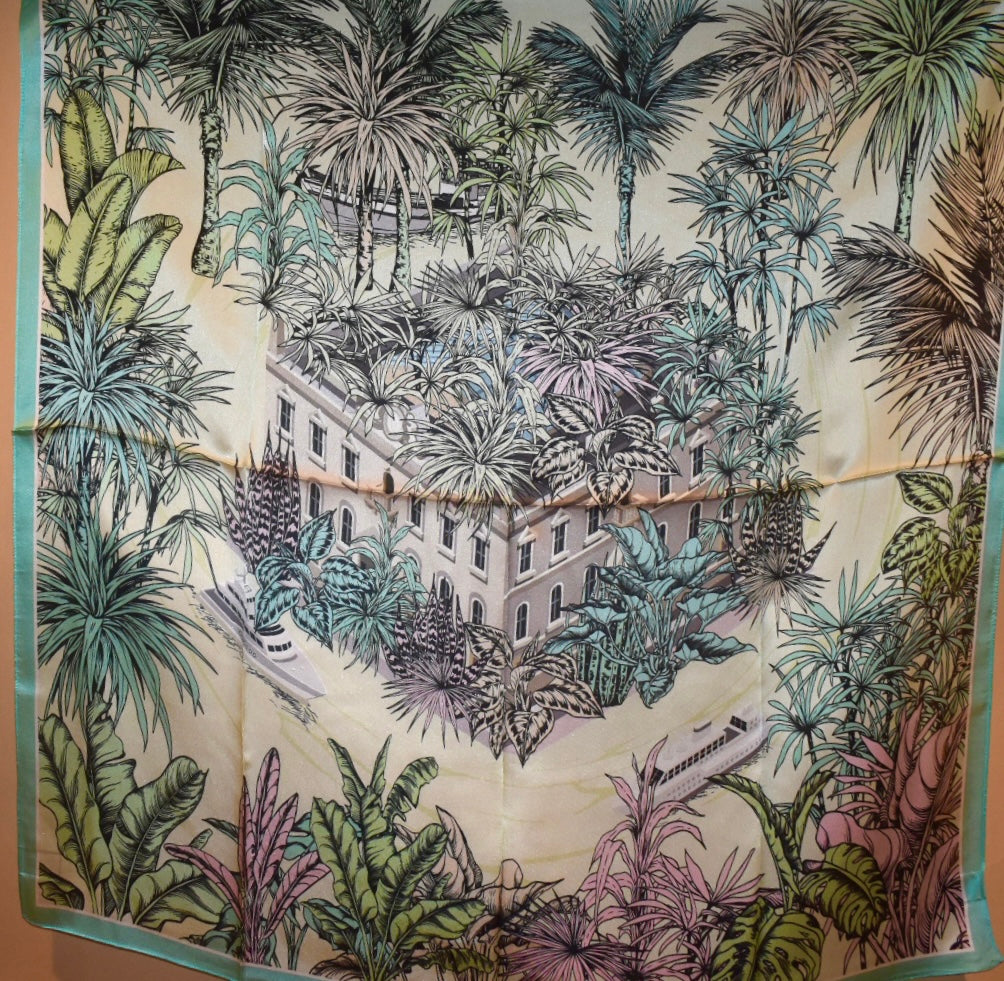 Tali-silk hair scarf- silk wrap for women – Maison Du Silks